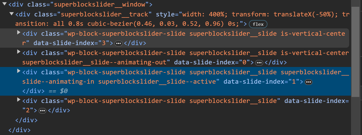 Documentations – Super block slider